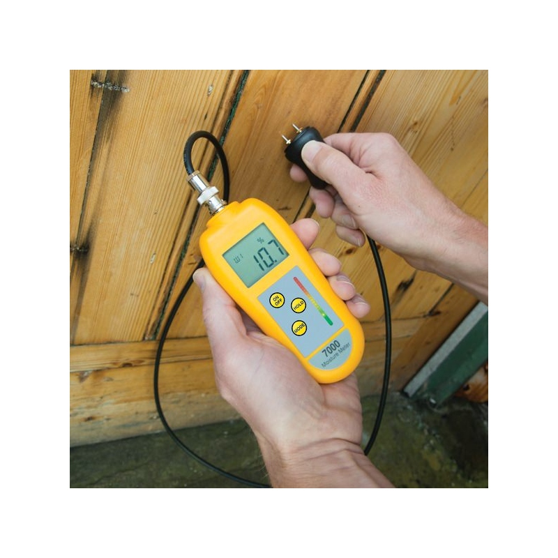 7200 Building damp meter and moisture Meter WME Scale